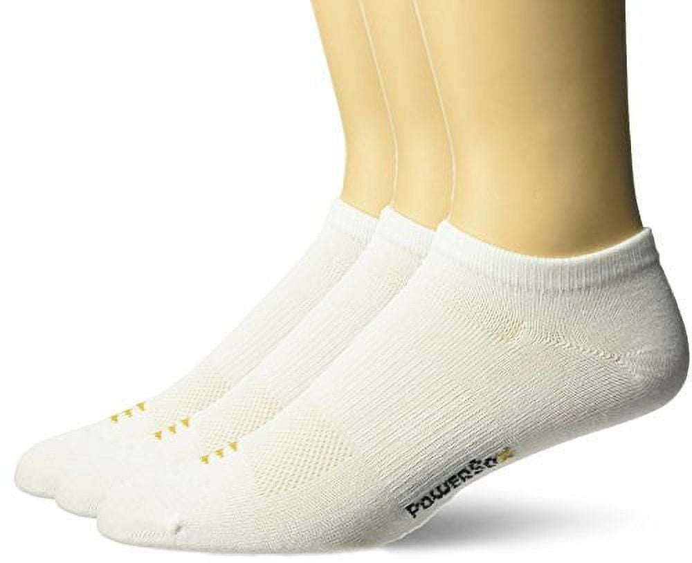 PowerSox No Show Liners with Coolmax, 3 Pairs - Walmart.com