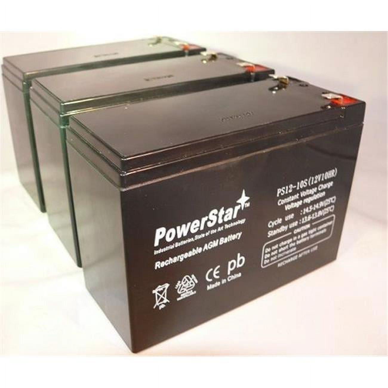 PowerStar 12V, 10Ah Schwinn ST1000, ST-1000 Stealth Scooter Battery ...