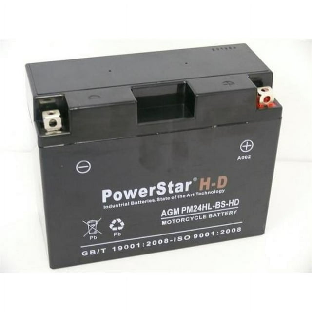 PowerStar 12V 24Ah 402Cca Hp Maintenance Free Battery 1988-2000 Honda ...