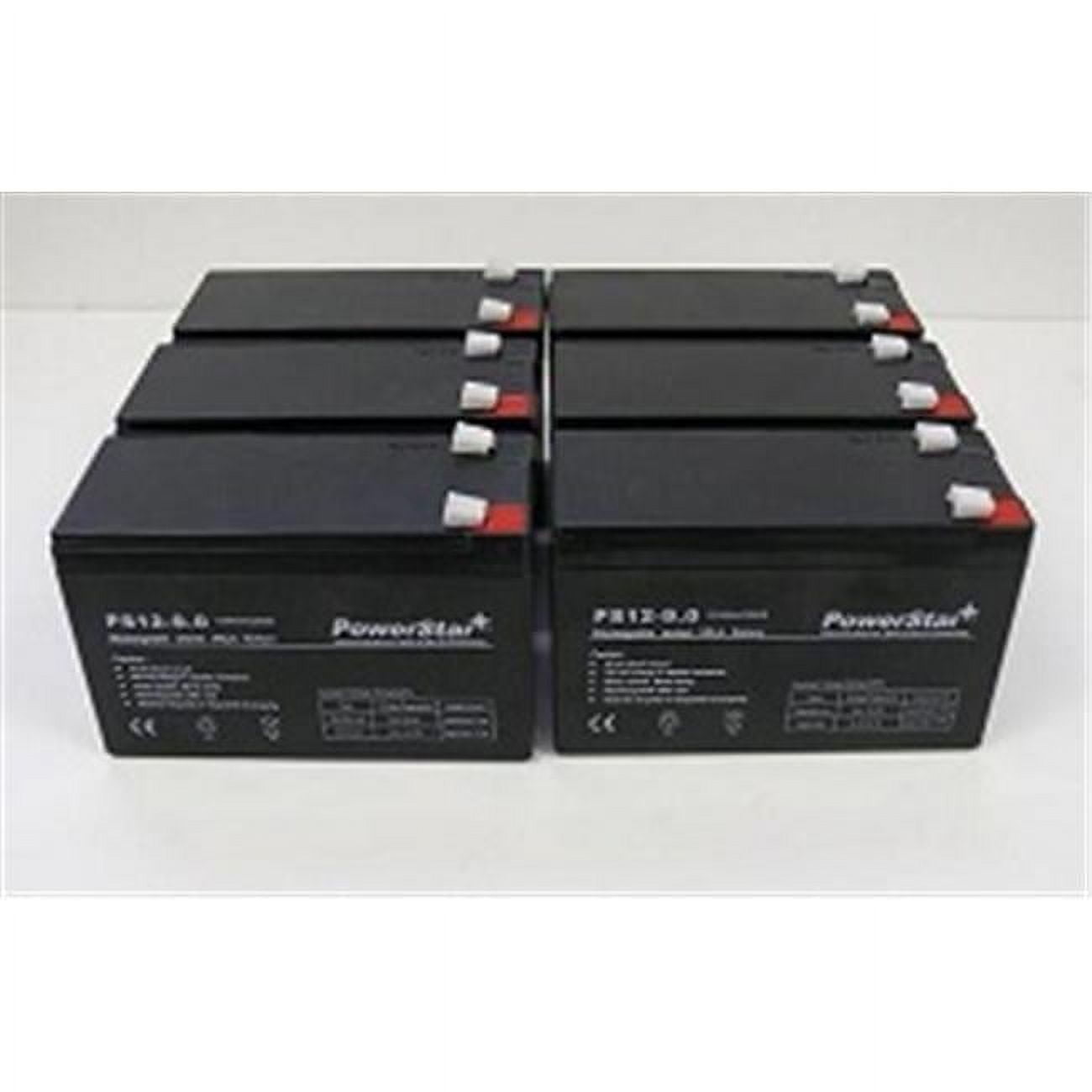 PowerStar 12V 9Ah Sla Battery Replaces Hr9-12 Gp1270 Sla1075 Gp1270F2 ...