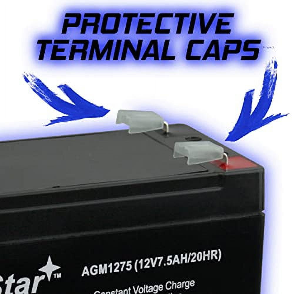 PowerStar Battery replaces B & B Battery BP7-12 Battery 12V 7.5Ah ...