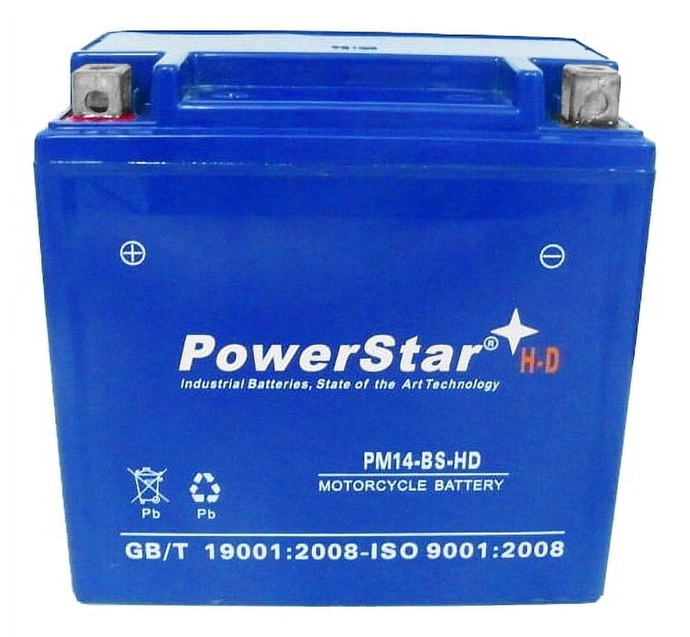 PowerStar HD 12 Volt 3YR Warranty ATV Battery for Honda 650cc TRX650 ...