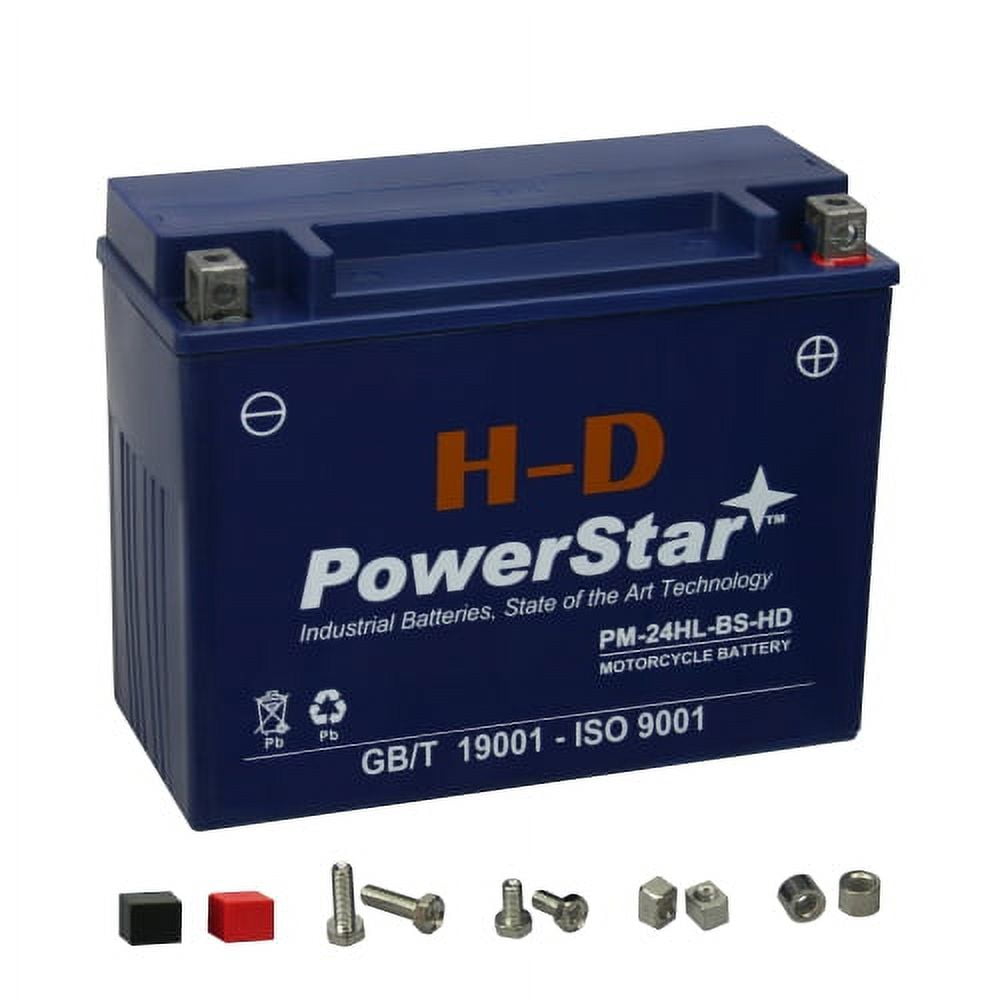 PowerStar HD YTX24HL-BS Motorsports Battery Compatible with Arctic Cat ...