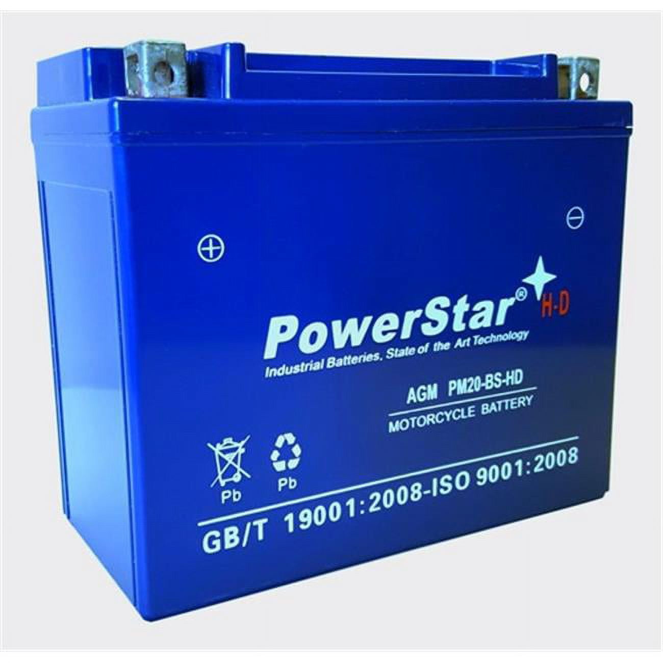 PowerStar PM20-BS-HD-Harley 1995 Battery for Harley-Davidson XLH ...