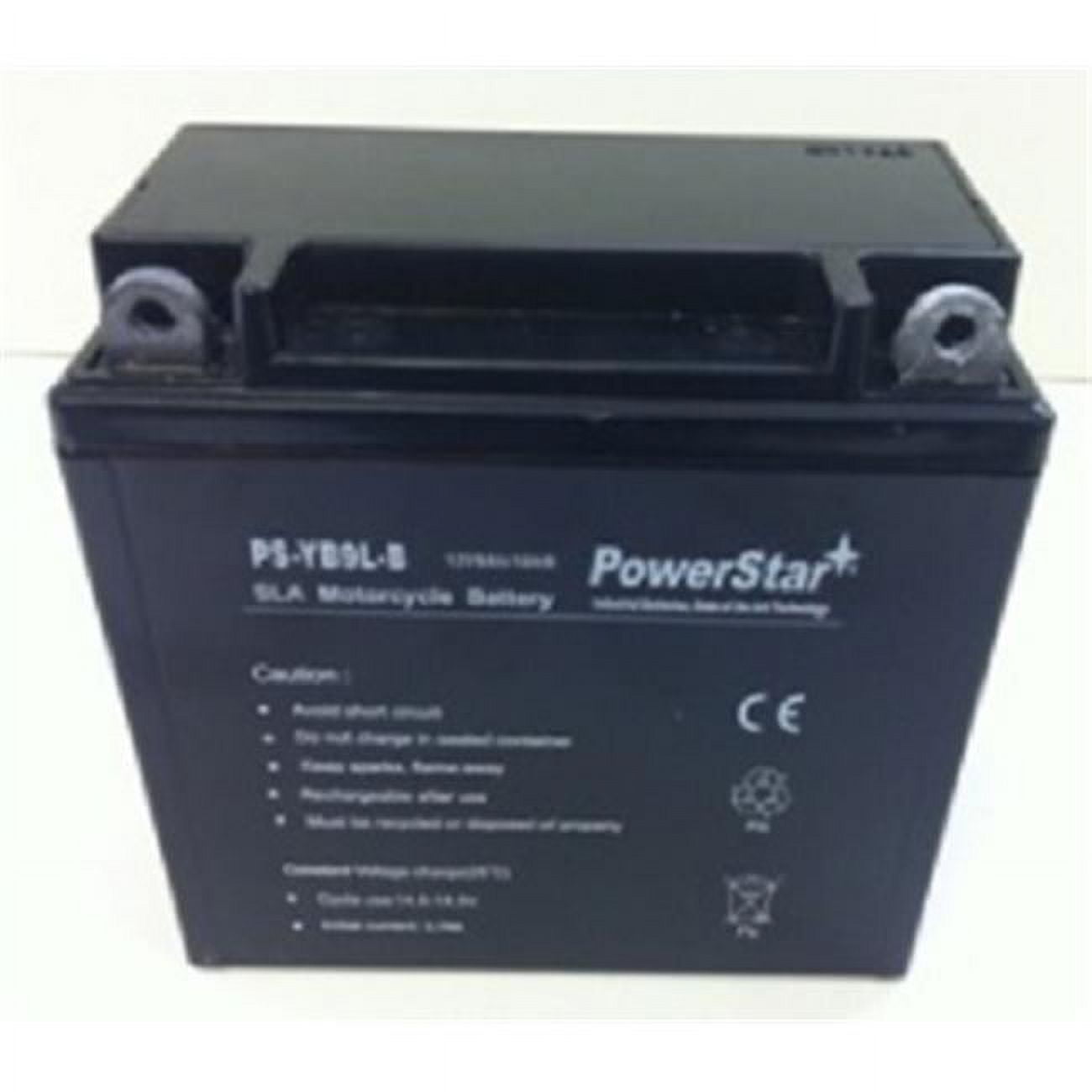 PowerStar PS-YB9L-B-00 PS-YB9L-B, 12N9-4B Motorcycle Battery - Walmart.com