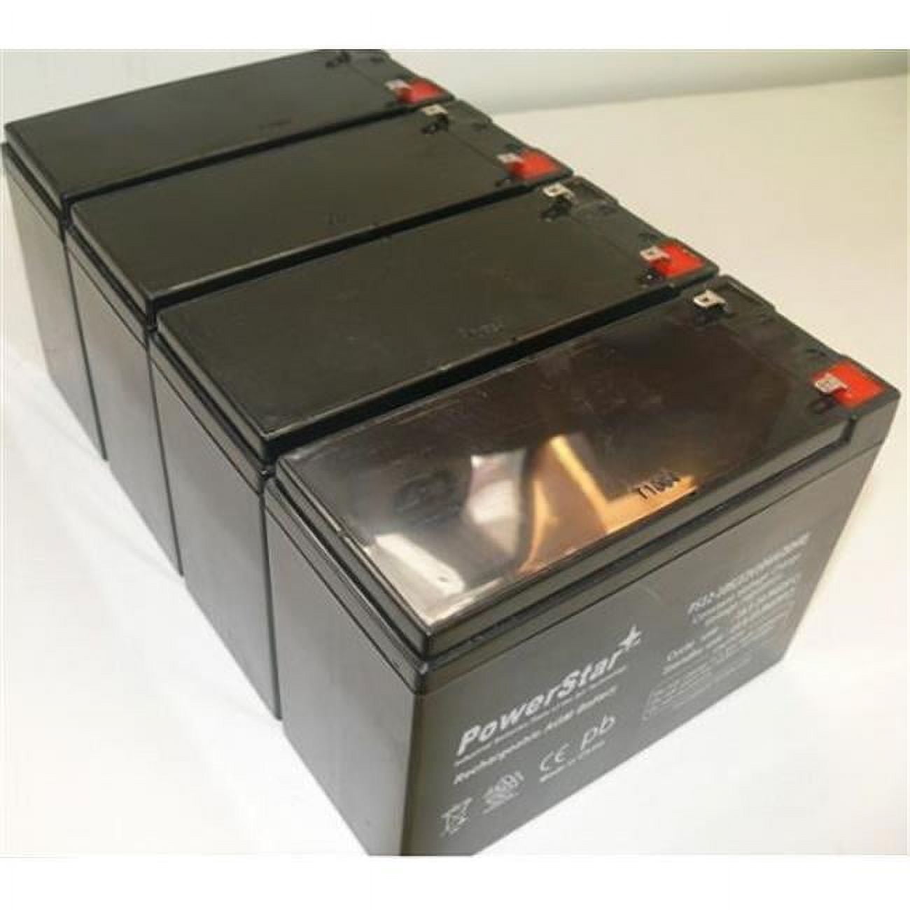 PowerStar PS12-10-4Pack 12V 10Ah Agm Sla Battery For 48V Electric Motor ...