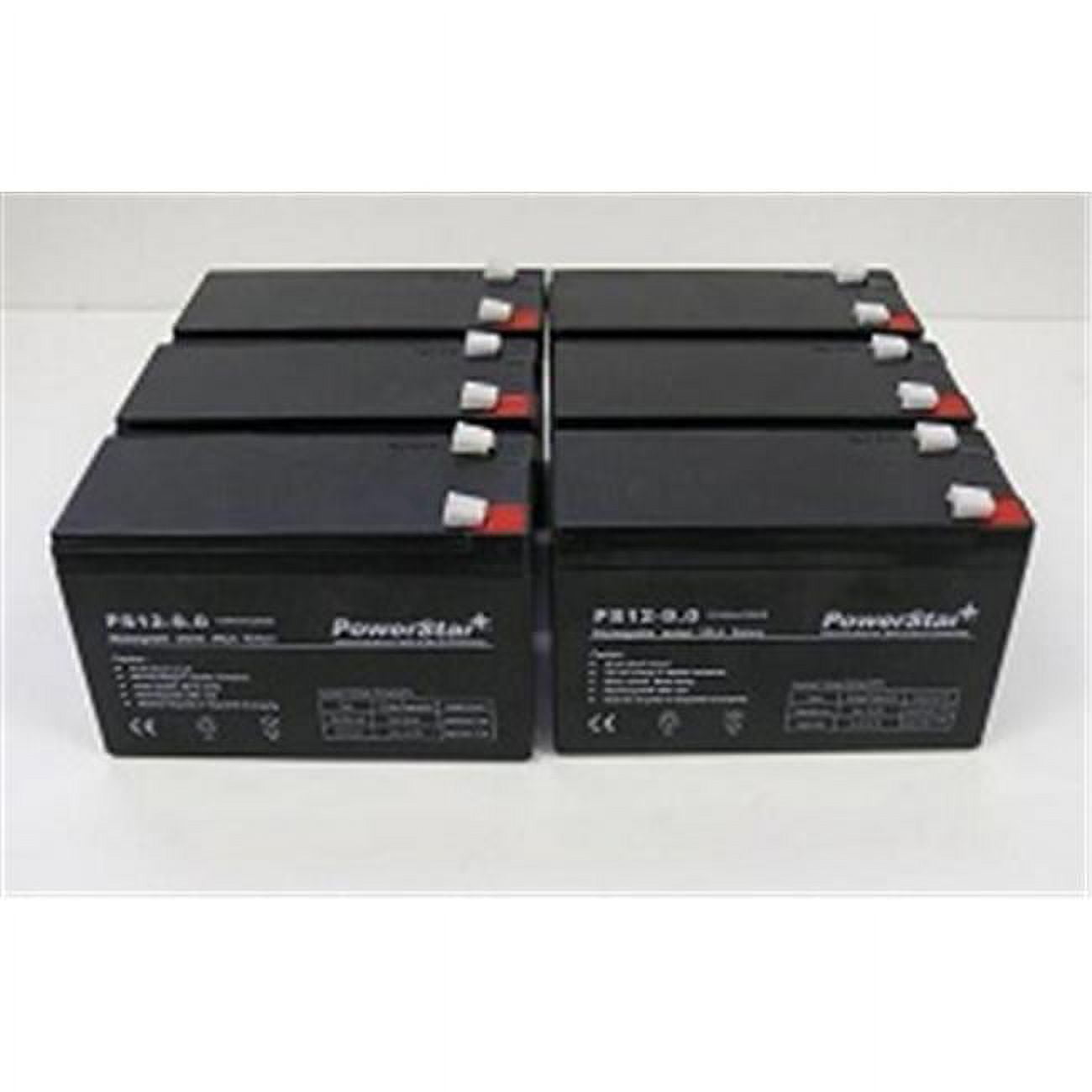 PowerStar PS12-9-6Pack3 -12V- 9Ah Battery Replaces CP1290 6-DW-9 HR9-12 ...