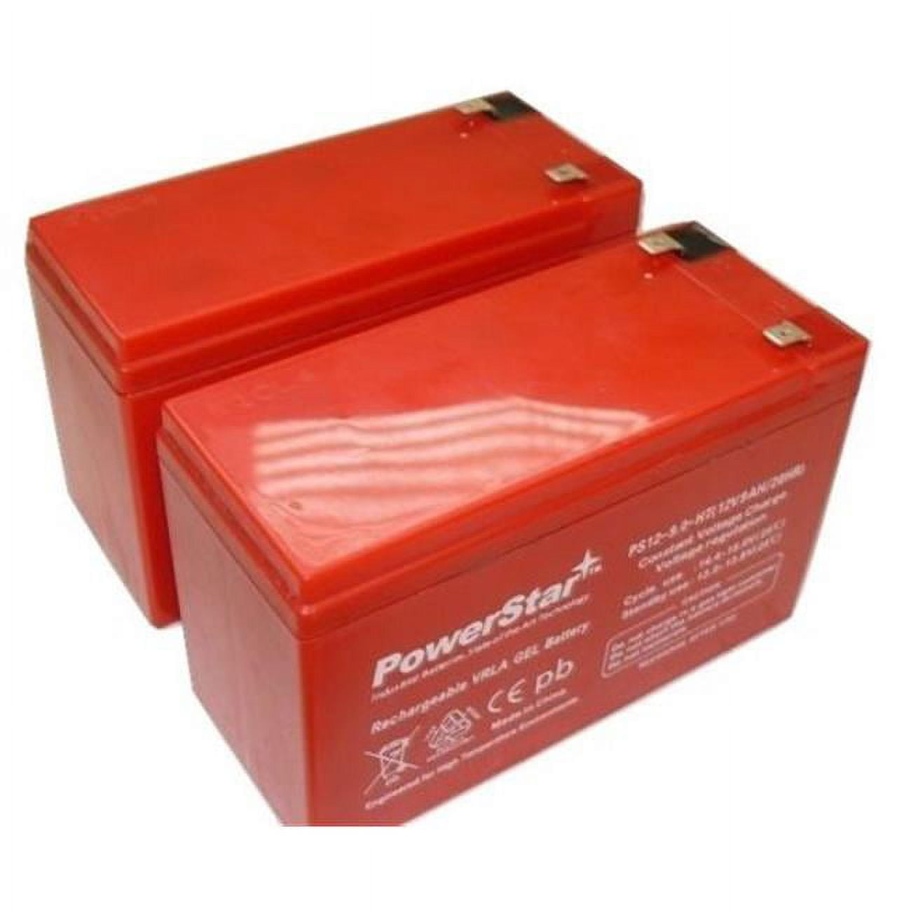 PowerStar PS12-9-HT-2Pack5 High Temp 12V- 9Ah Battery Replaces CP1290 6 ...