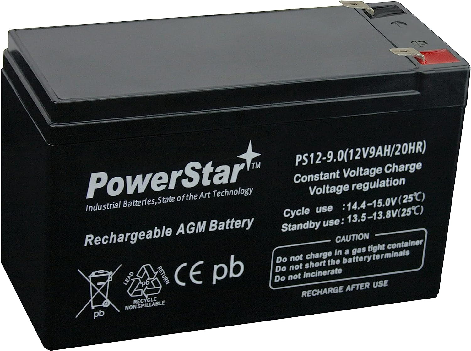 PowerStar Replacement Battery Pack for Compatible with APC BN600 ...