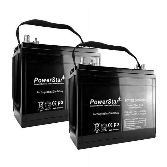 PowerStar Replacement for Trojan T1275 135 AH Deep Cycle Battery - 2 ...