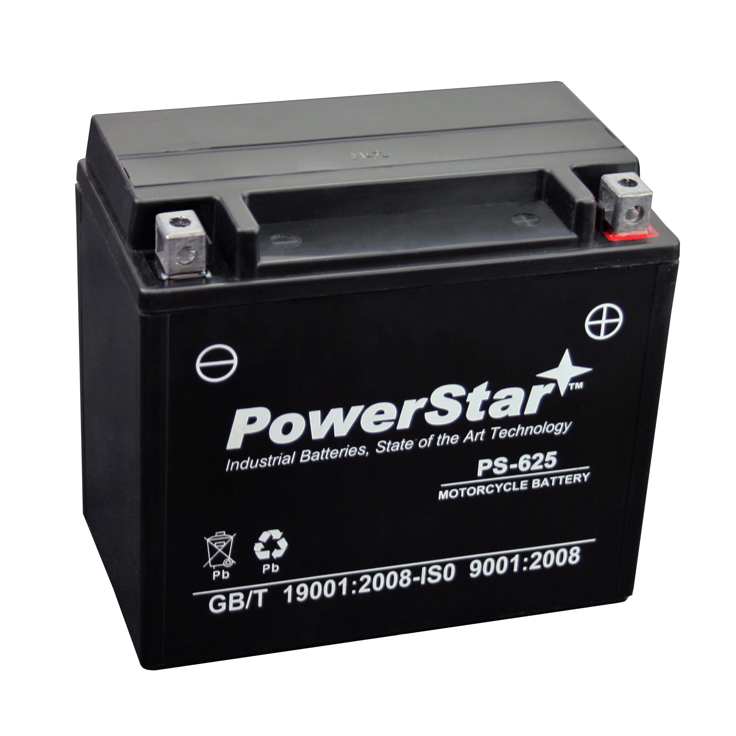 PowerStar YB16CL-B , PS-625 Motorcycle Battery Compatible with BMW ...