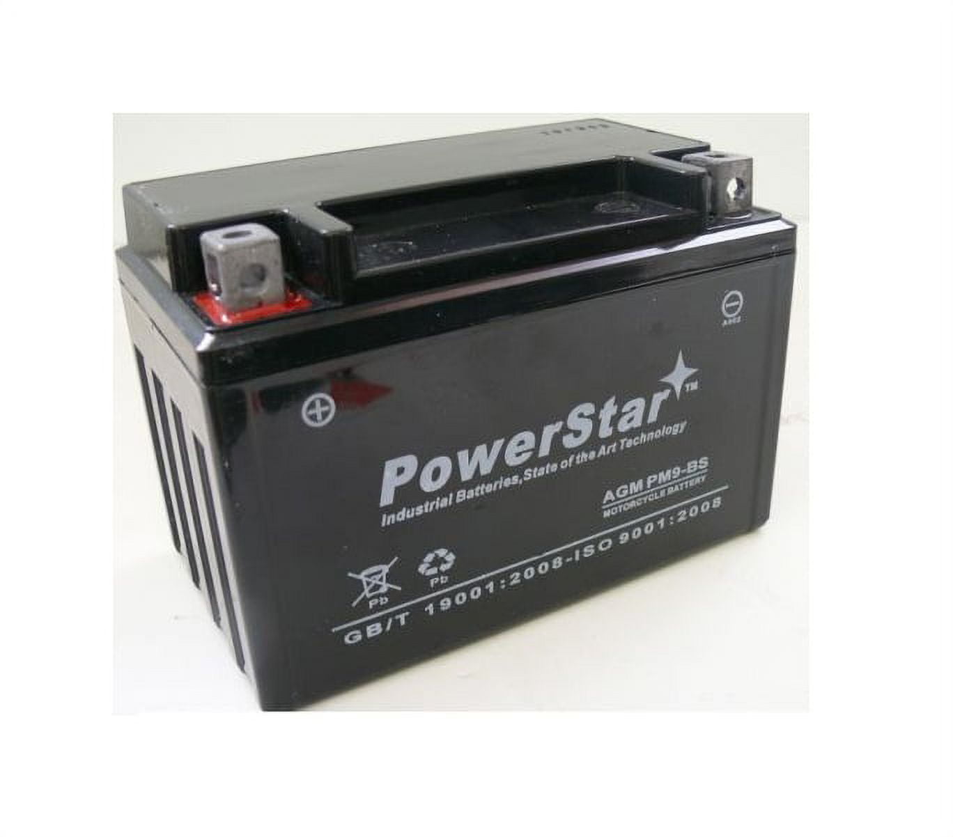 PowerStar pm9-bs-097 Battery Fits Or Replaces Ktm Motorcycle 400 Cc ...