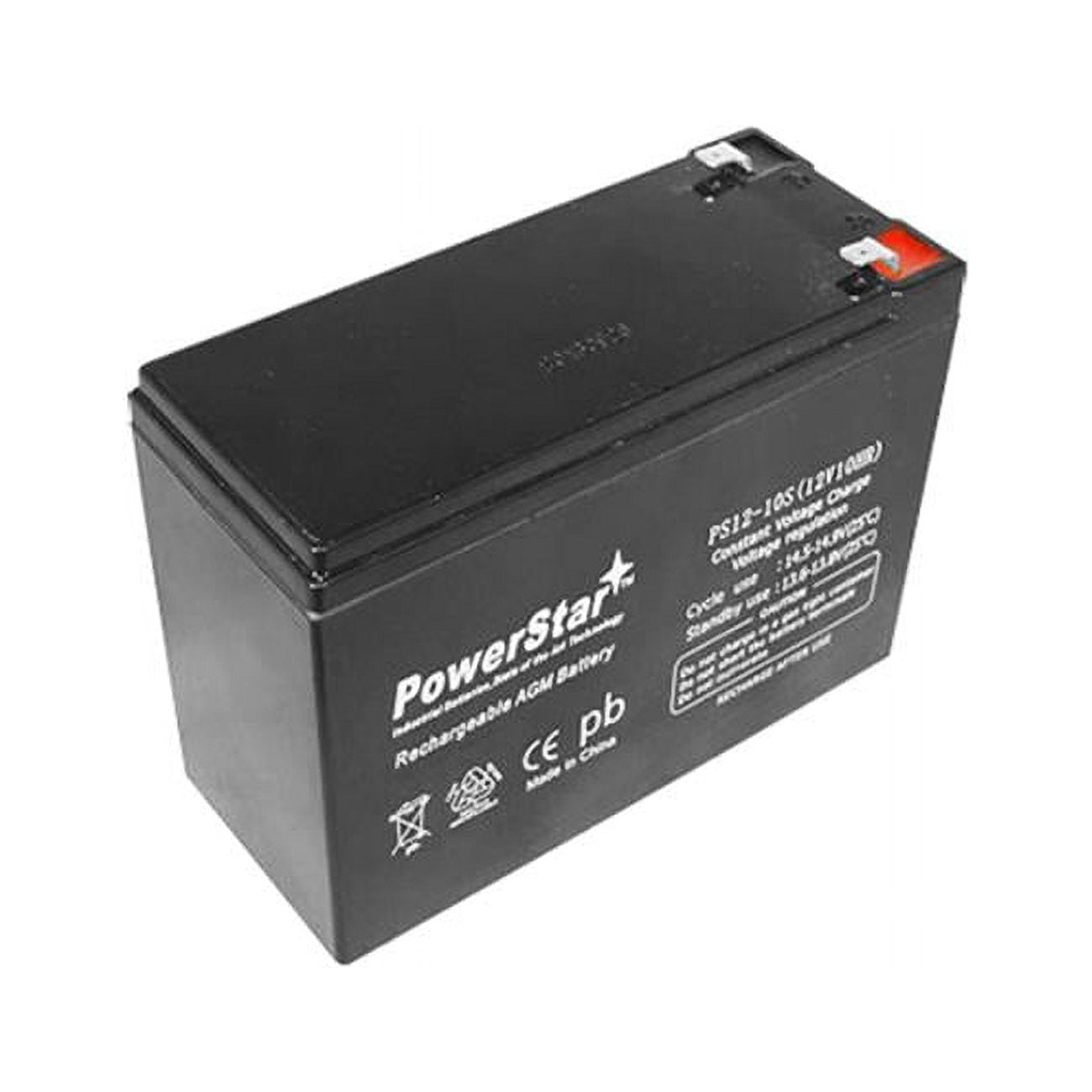 PowerStar ps12-10-kw0519 12V 10Ah Battery - Walmart.com