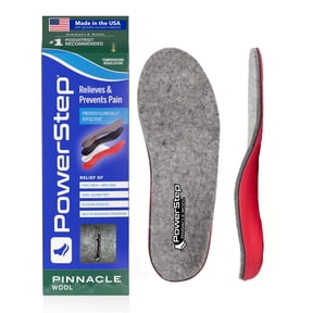 PowerStep Pinnacle Maxx Support Full Length Orthotic Shoe Insoles with ...