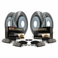 PowerStop Coated Rotor & Low-Dust Ceramic Brake Pad Kit - Walmart.com