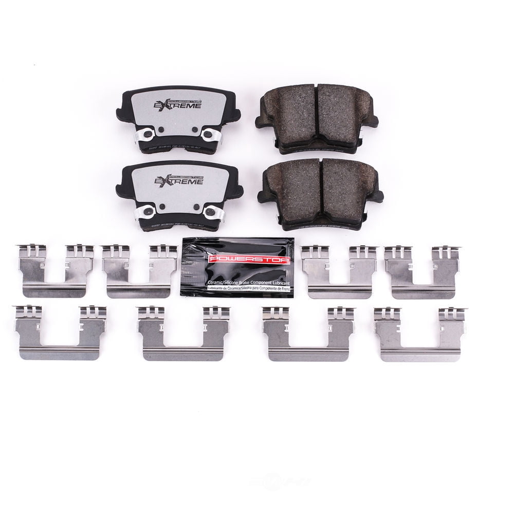 Power Stop Z26-1057 Z26 Street Warrior Carbon Fiber-Ceramic Brake Pads ...