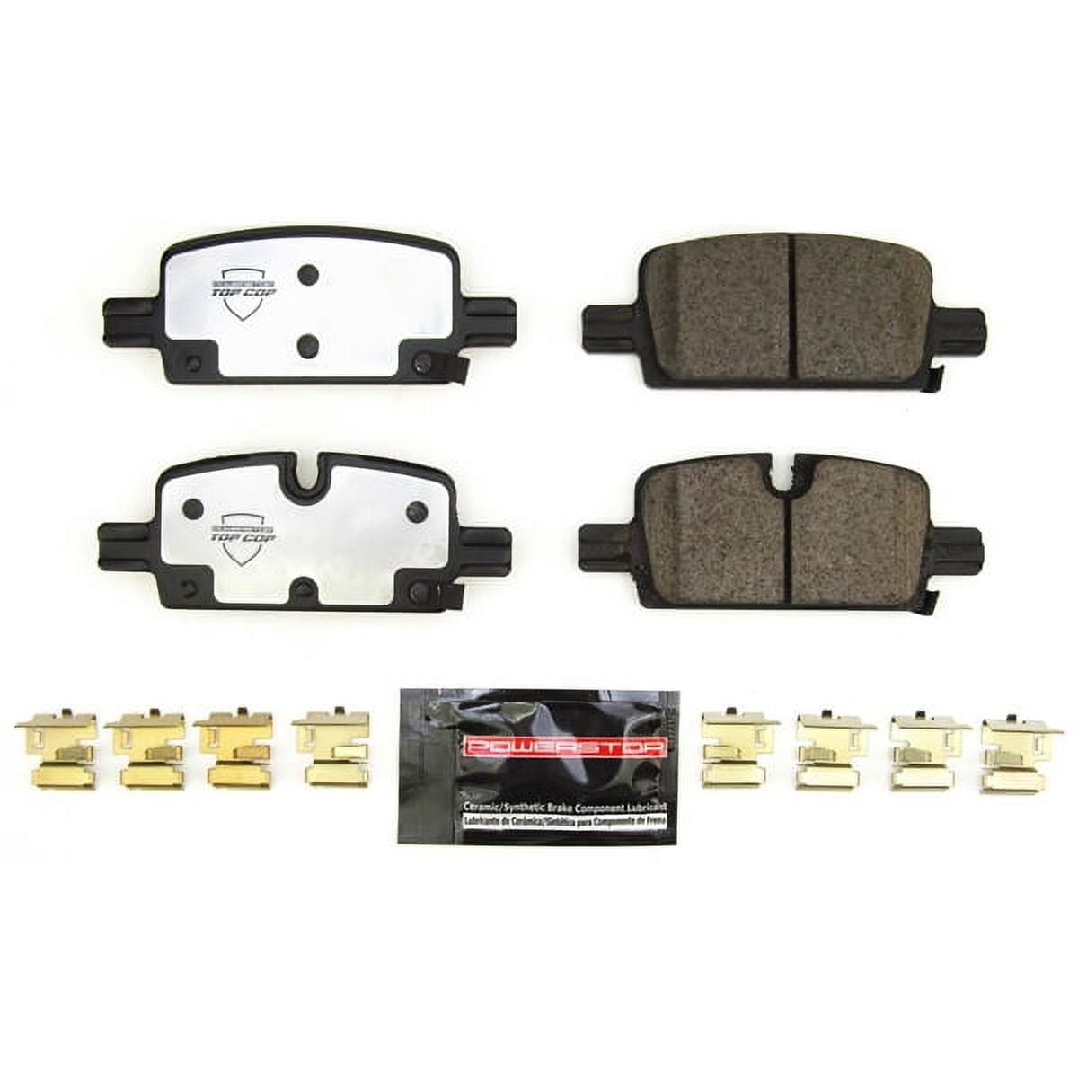 PowerStop Z37-2174 Power Stop - Rear Z37 Top-Cop Carbon-Fiber Ceramic ...