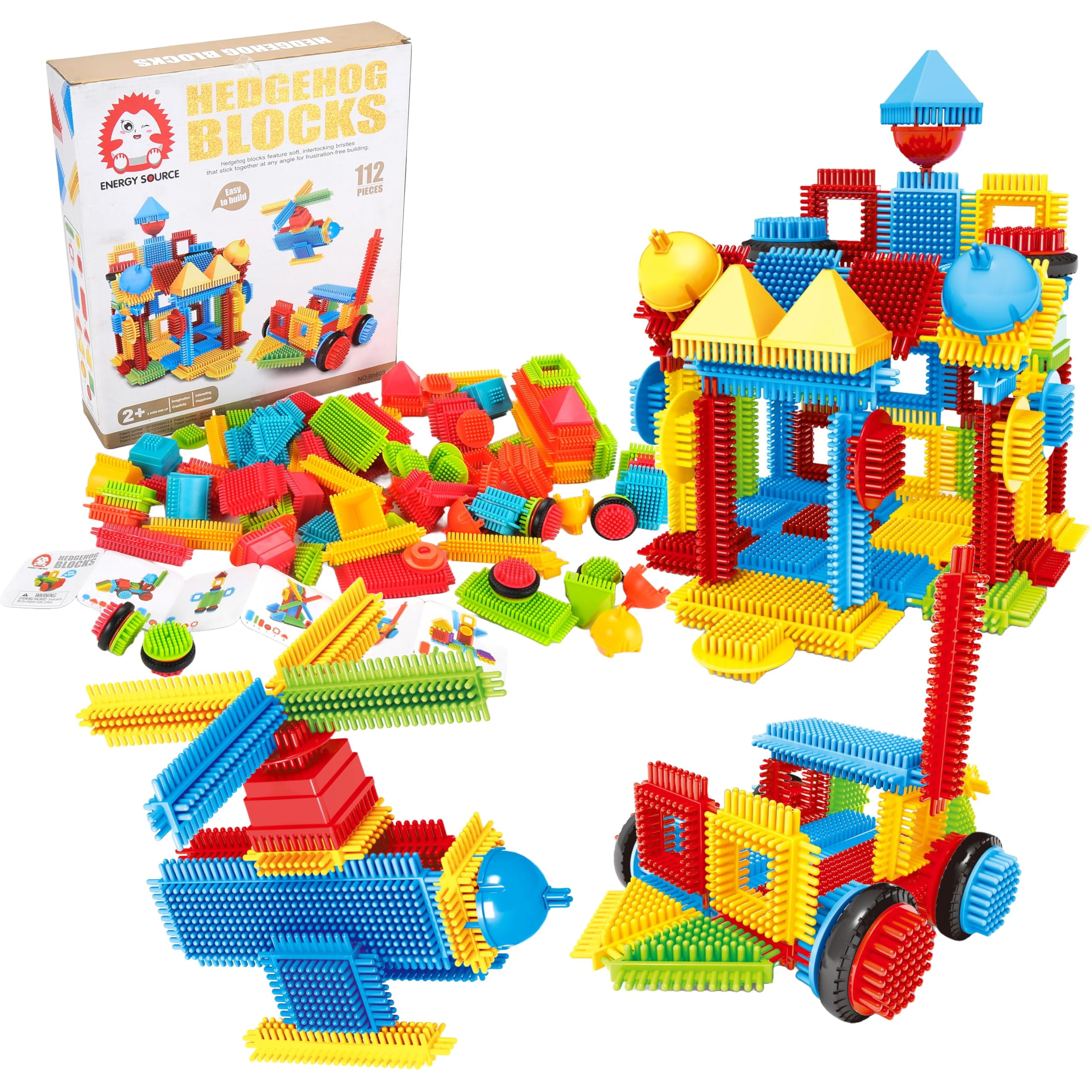 PowerTRC 112 Pcs Hedgehog YPF5 Building Blocks Tiles Building Toys for ...