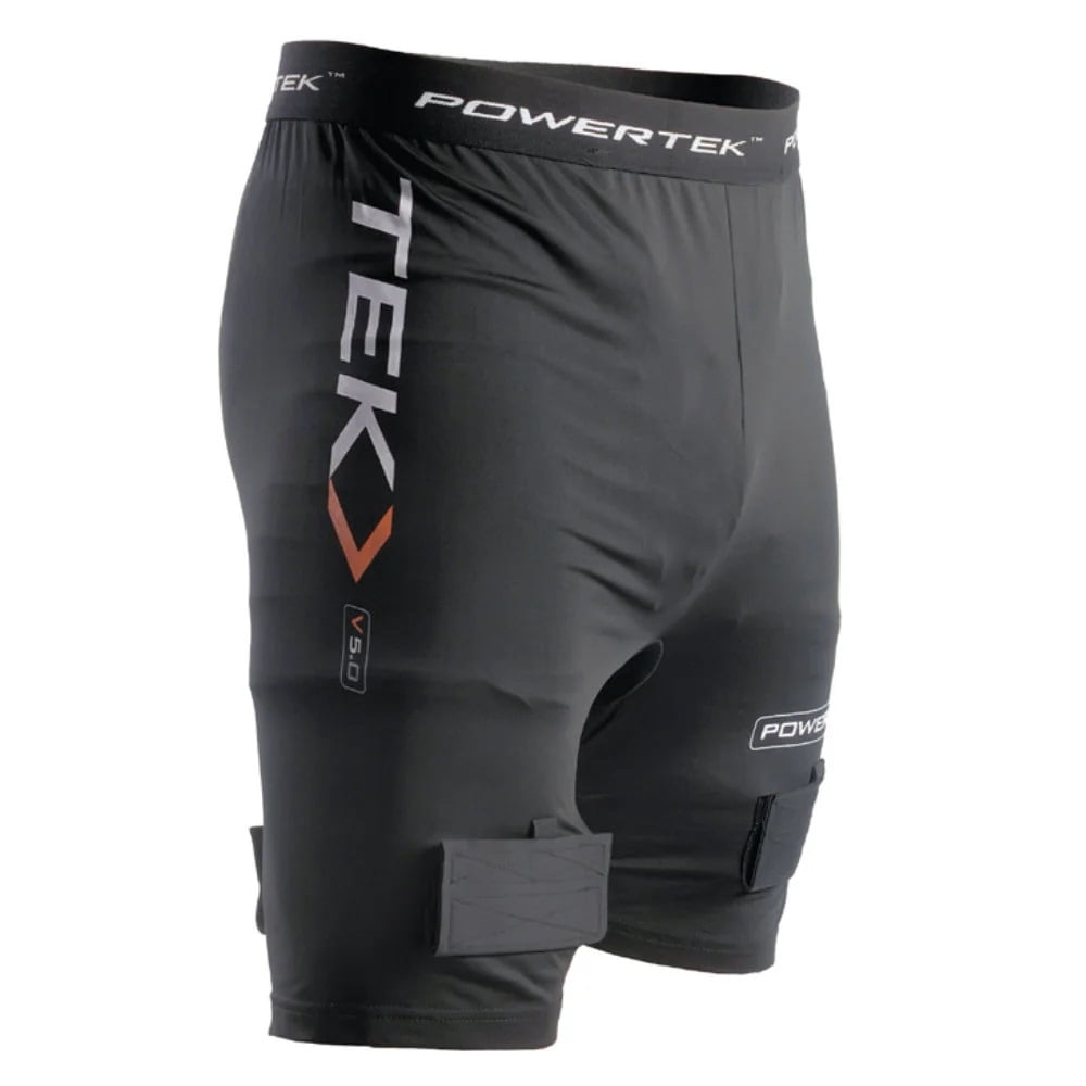 PowerTek ADULT Men's Compression Fit Ice Hockey Jock Shorts | Cup ...