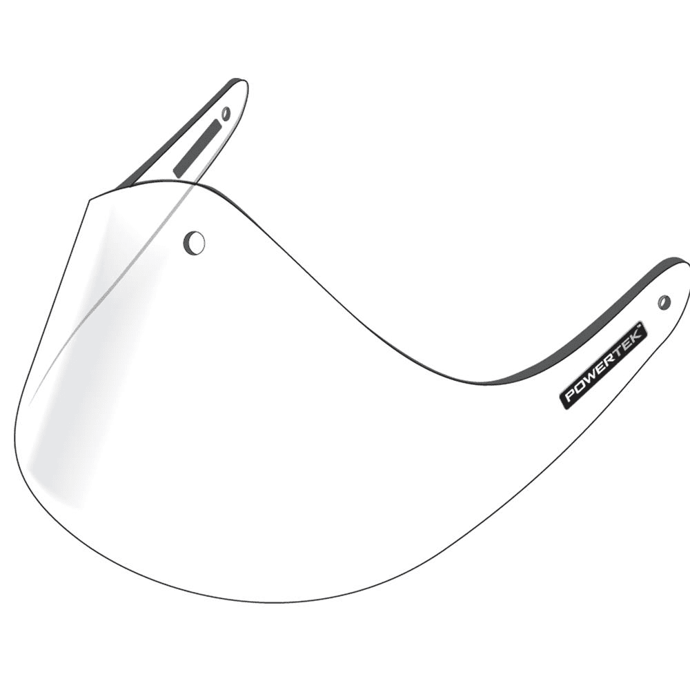 PowerTek V3.0 Hockey Goalie Clear Throat Neck Guard Shield, U-Shape ...