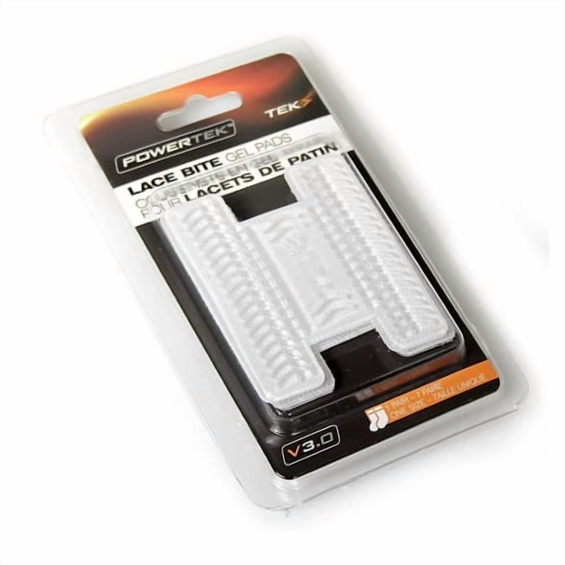 PowerTek V3.0 Hockey Skate LACE BITE Gel Pads | (1) Pair, Attach to ...