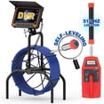 PowerWill Sewer Inspection Camera with 512Hz Locator, 100ft with 7 ...