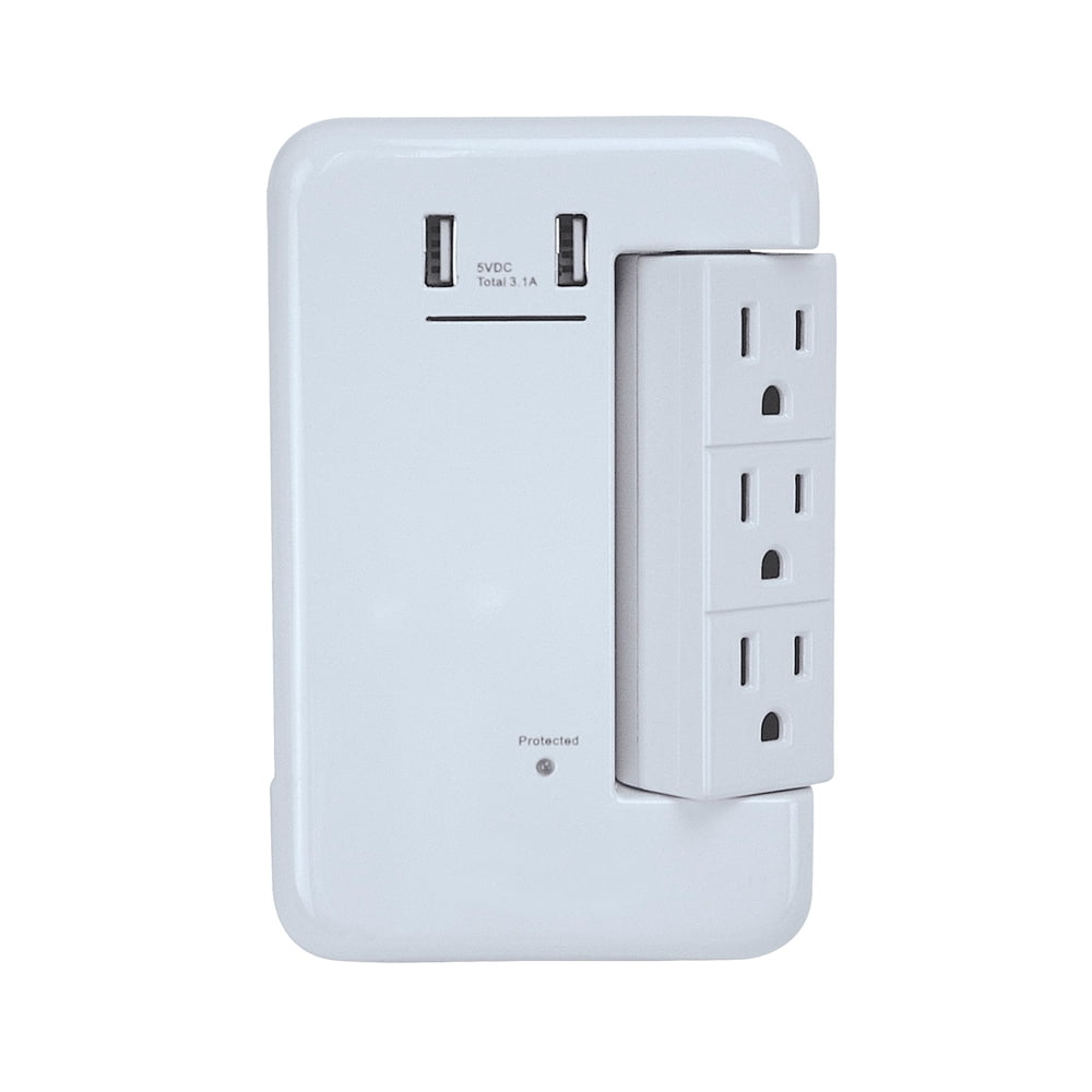Power Zone ORRUSB346S Usb Charger, 1200 Joules - Walmart.com
