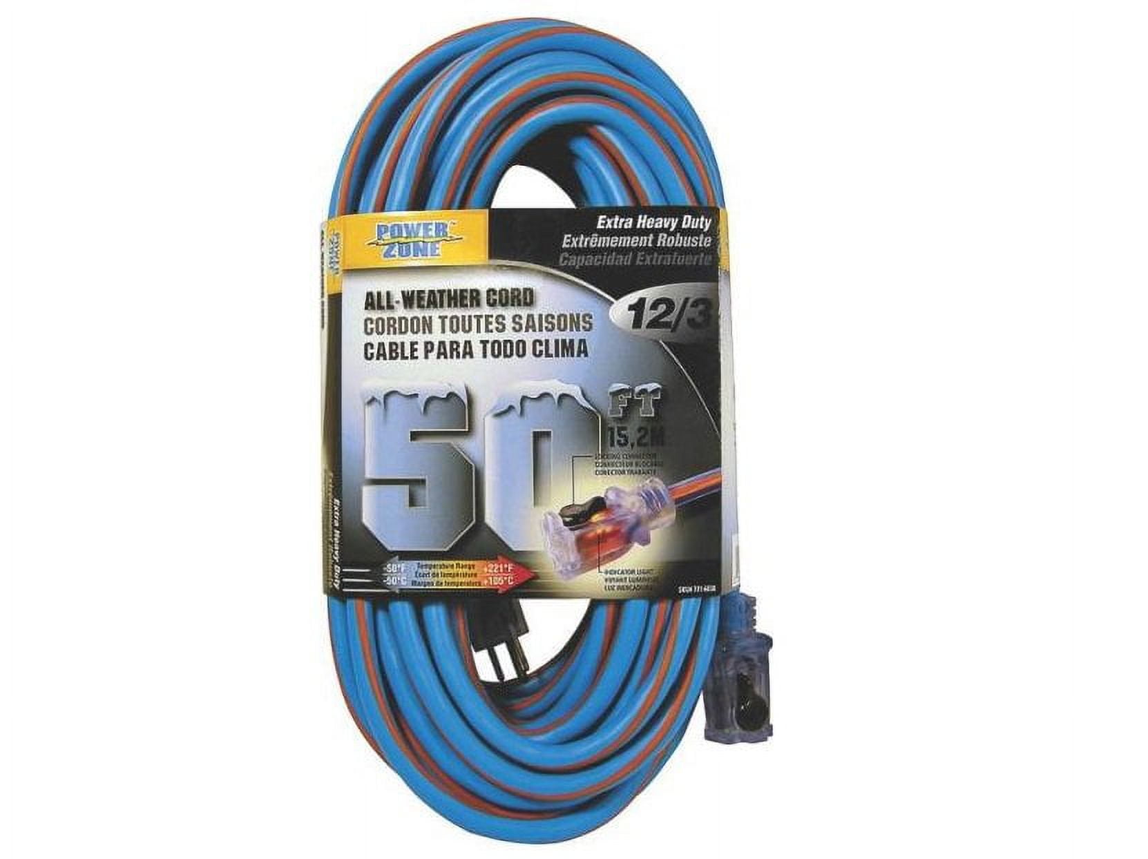 Power Zone ORC530830 All Weather Extension Cord, 50' - Walmart.com