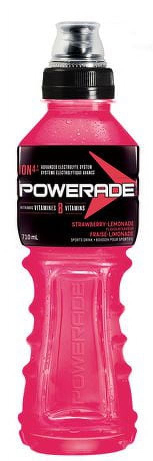 POWERADE ION4 Single Individual Bottle, Strawberry Lemonade, 710 ML ...