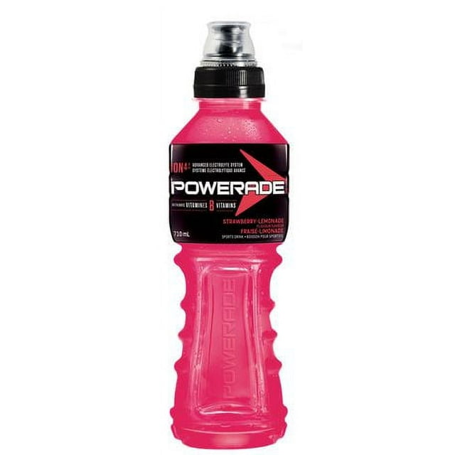 POWERADE ION4 Single Individual Bottle, Strawberry Lemonade, 710 ML ...