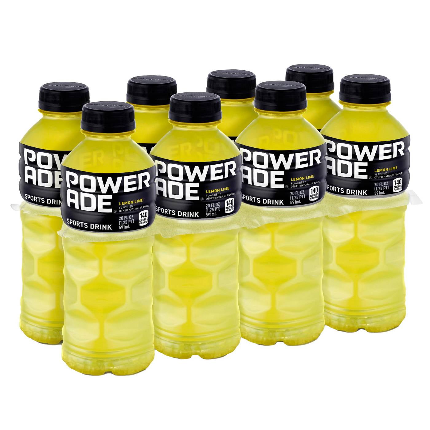 Powerade Lemon Lime Sports Drink 8 pk Bottles 20 oz - Walmart.com