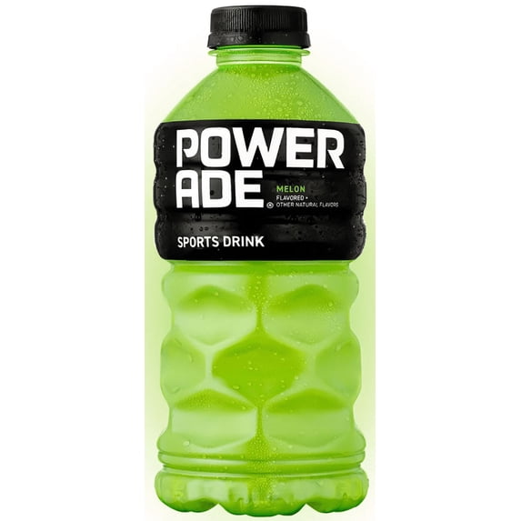 Powerade Melon 28 oz 12 pk with ION4 Advanced Electrolyte System and ...