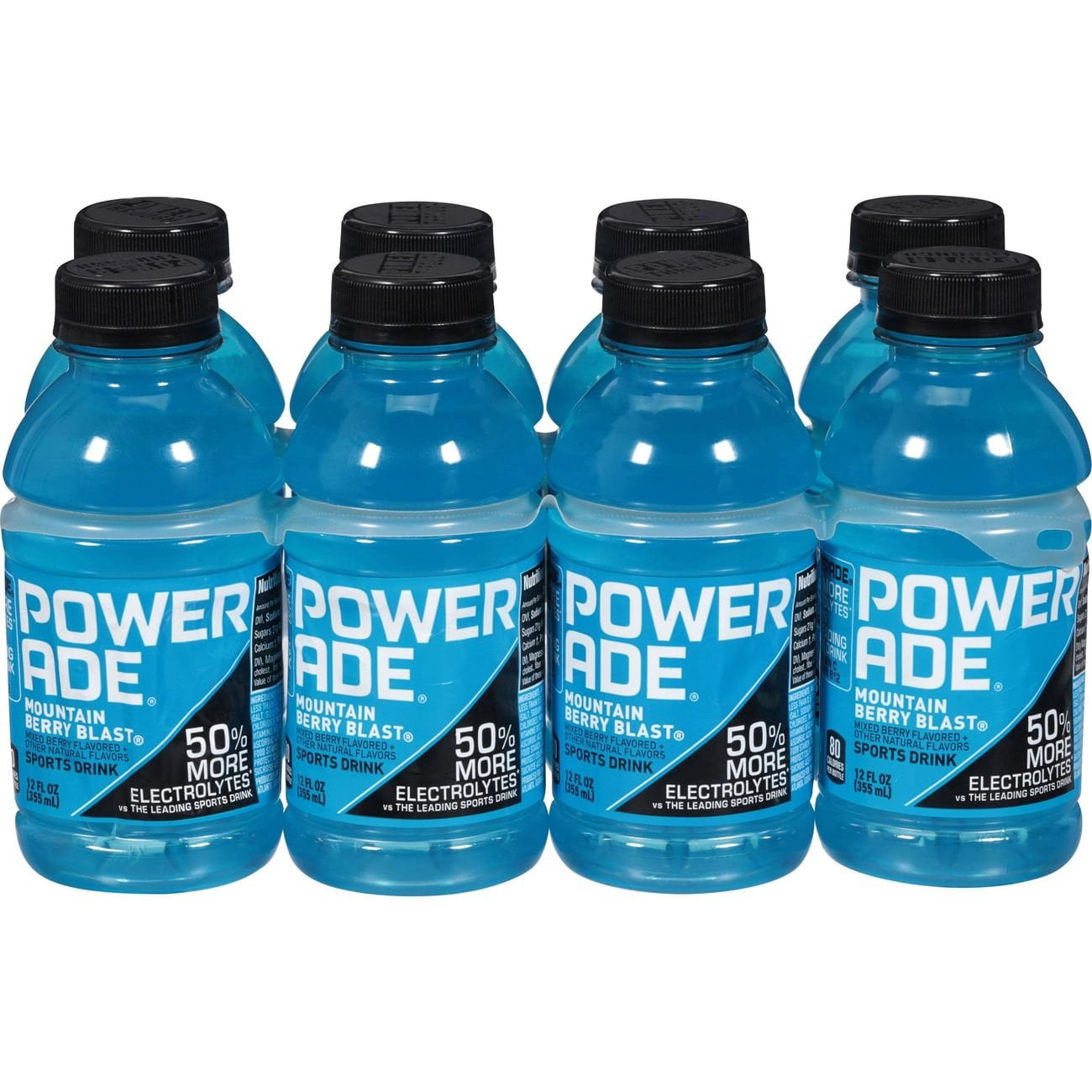 Powerade Mountain Berry Blast Sports Drink 8 pk Bottles - 12 oz ...