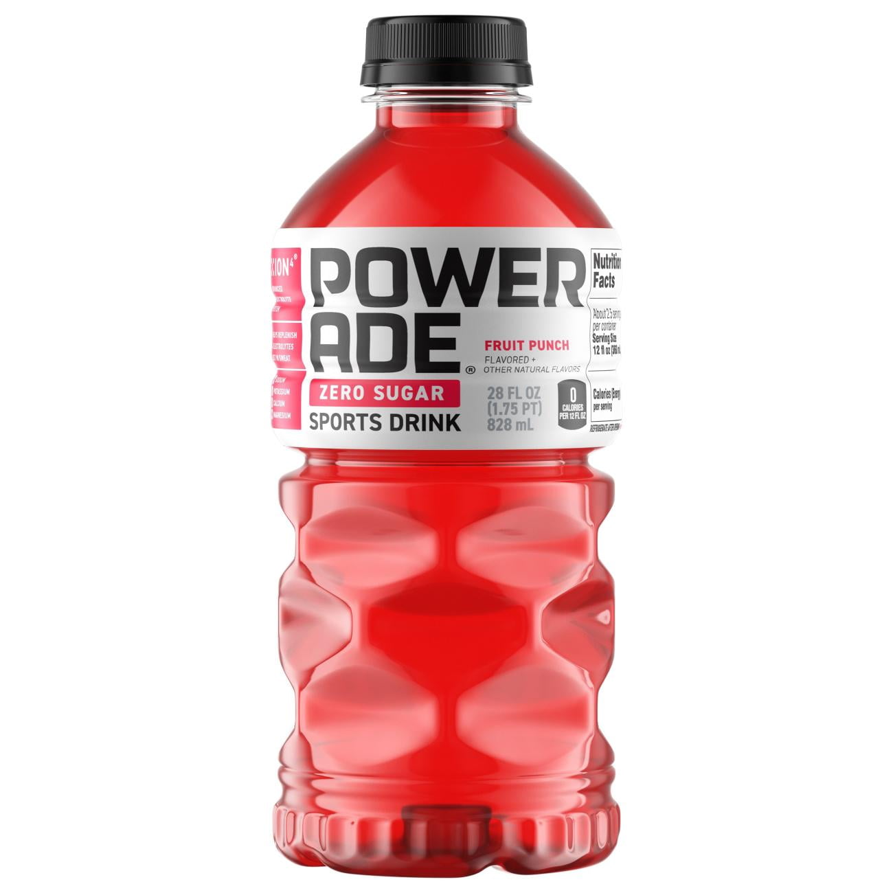 Powerade Zero Fruit Punch Sports Drink 28 oz - Walmart.com