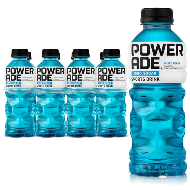 Powerade Zero Mixed Berry, 20 Fl Oz, 8 Pack - Walmart.com