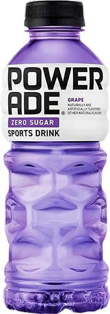 Powerade Zero Purple Grape, Zero Calorie Sports Drink, 20oz Bottle ...