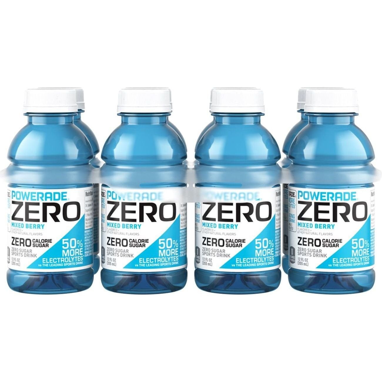 Powerade Zero Sports Drink 12 oz Bottles - Mixed Berry - 8 pk - Walmart.com