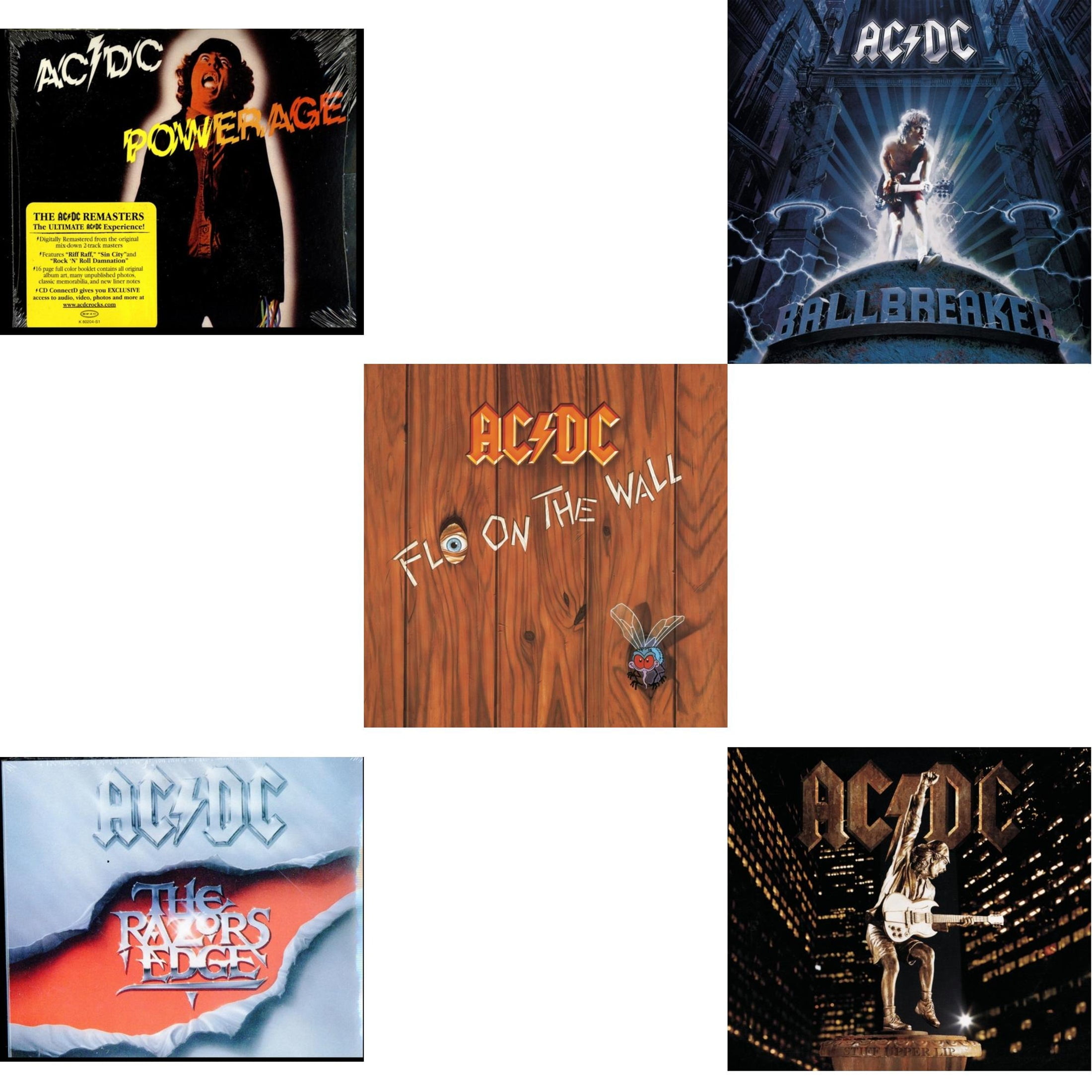 Powerage & Razor's Edge & Fly On The Wall & Ballbreaker & Stiff Upper ...