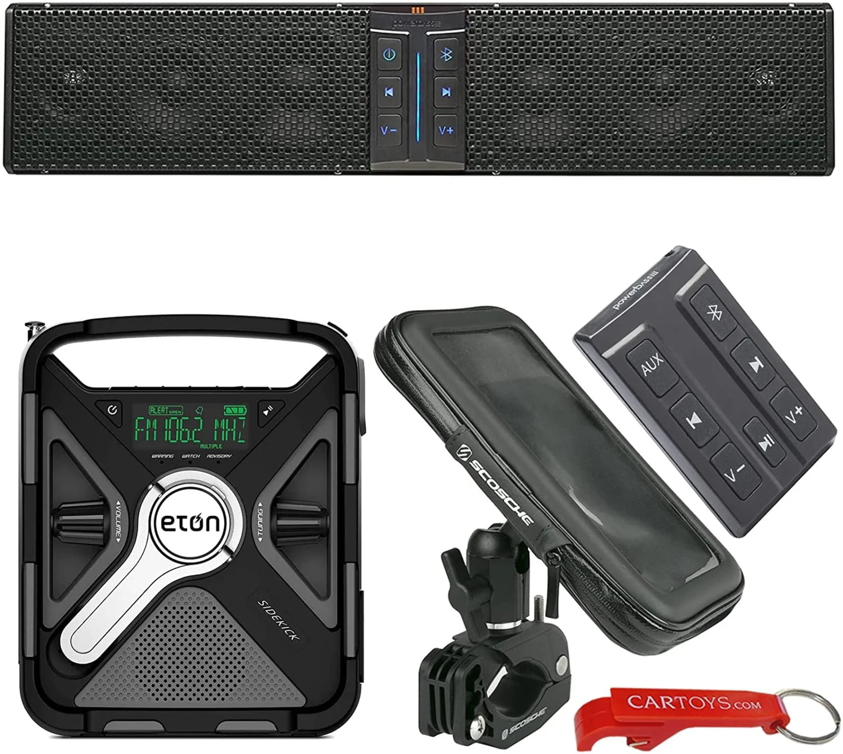 Powerbass XL-650 ATV/UTV Soundbar Adventure Bundle with Bluetooth ...