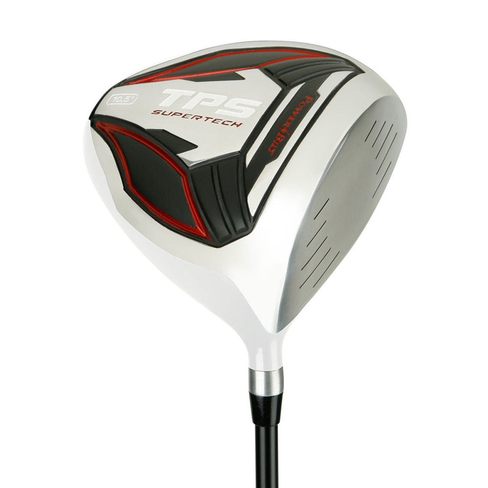 Powerbilt Golf Men's Left-Hand Supertech 460cc Wht/Red Driver, 10.5 ...