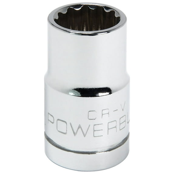 Powerbuilt 1/2 Inch Drive x 14 MM 12 Point Shallow Socket - 642012 ...