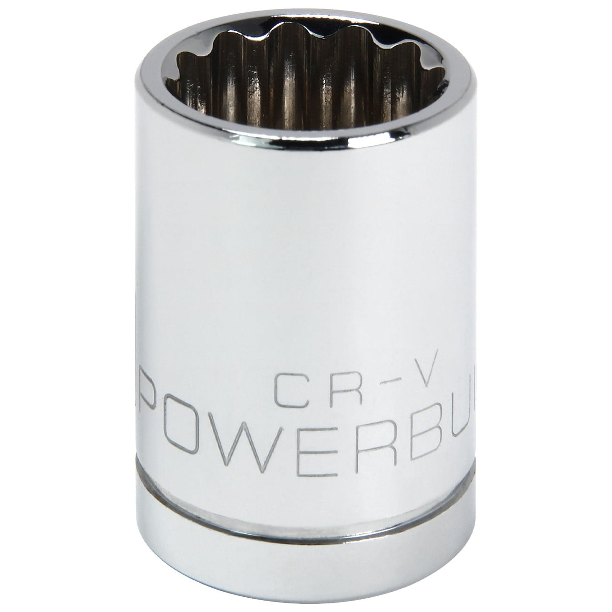Powerbuilt 1/2 Inch Drive x 18 MM 12 Point Shallow Socket - 642016 ...