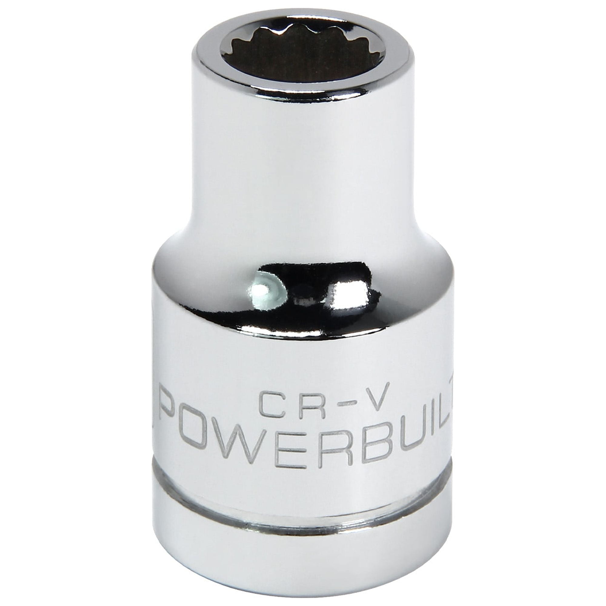 Powerbuilt 1/2 Inch Drive x 3/8 Inch 12 Point Shallow Socket - 642038 ...