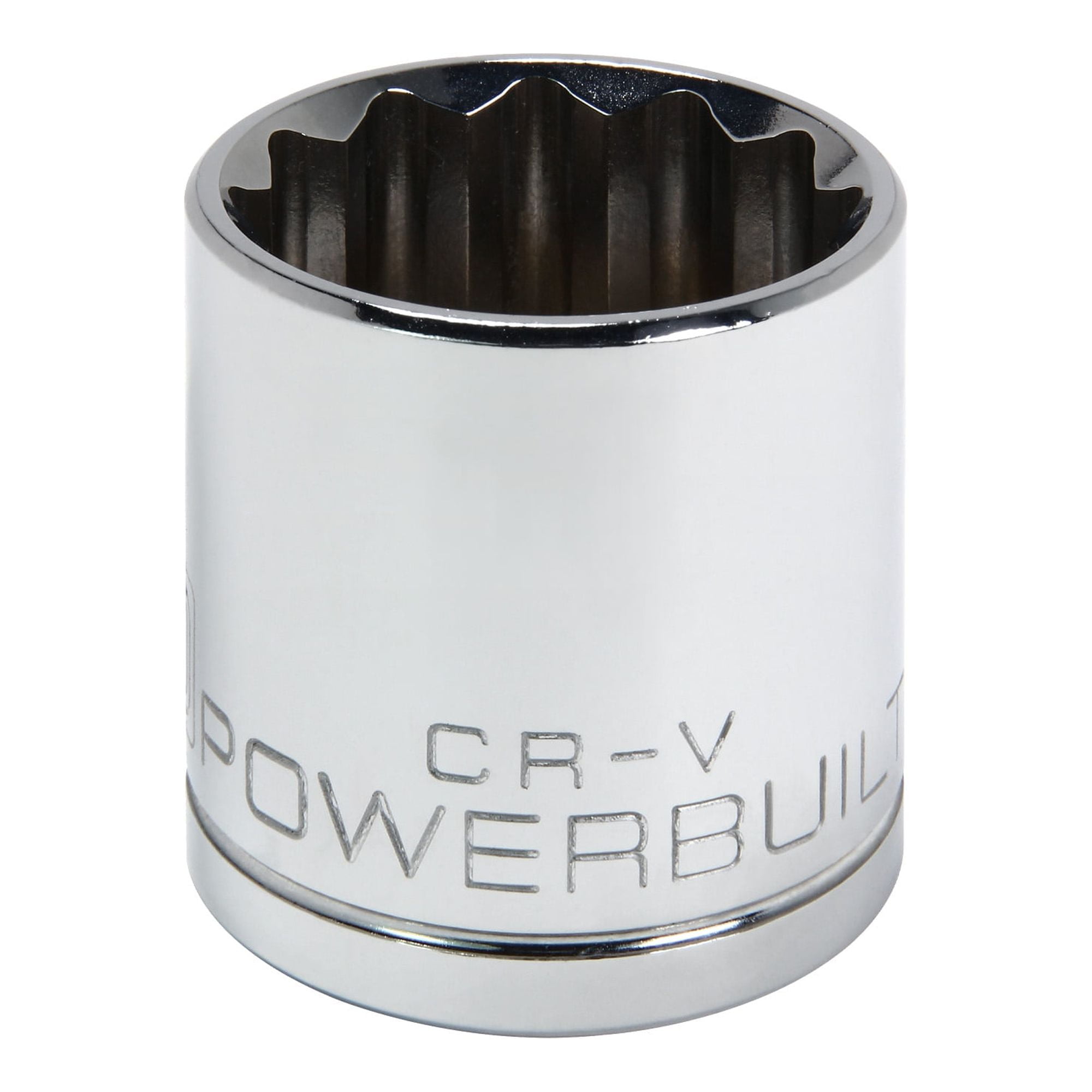 Powerbuilt 1/2 Inch Drive x 30 MM 12 Point Shallow Socket - 642024 ...