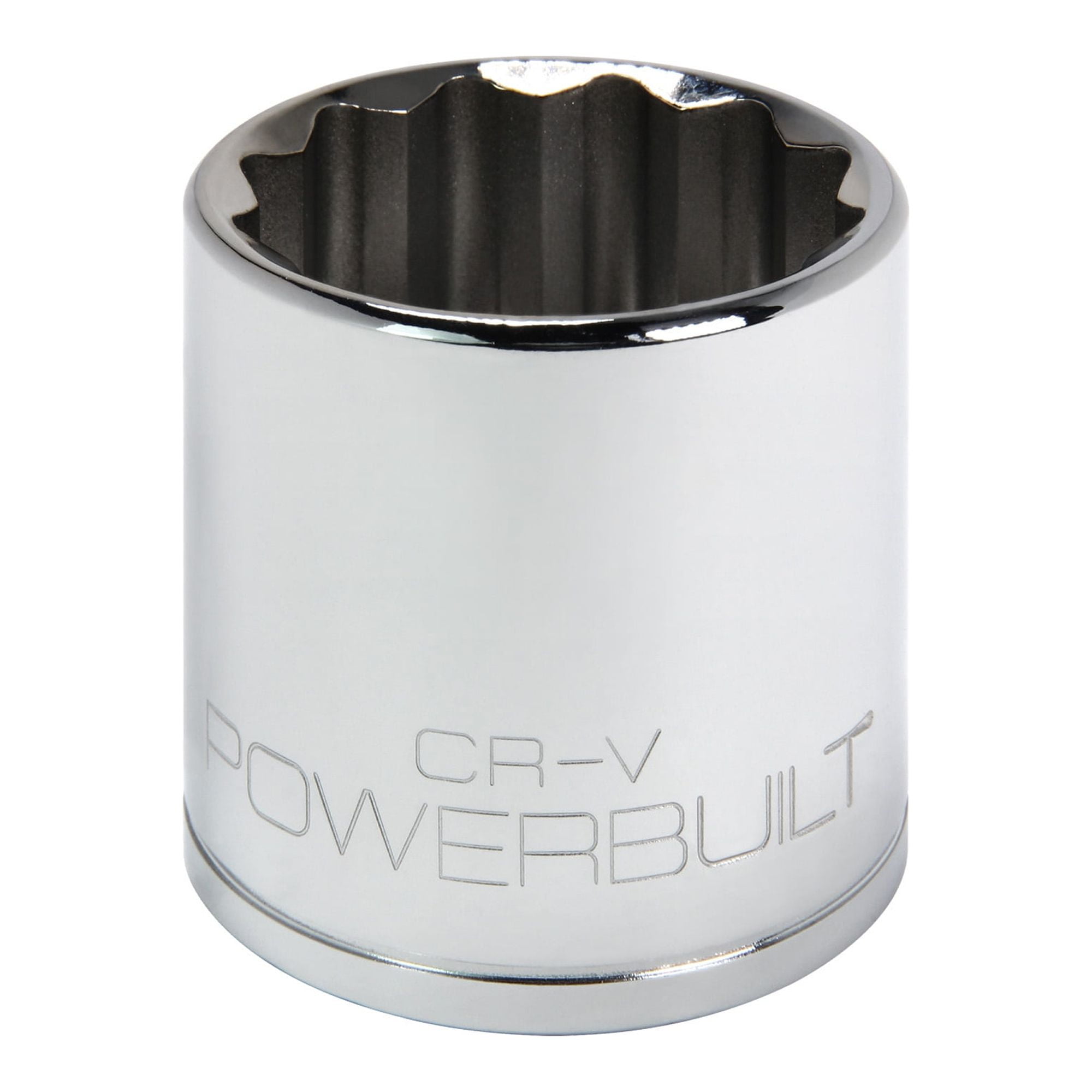 Powerbuilt 1/2 Inch Drive x 35 MM 12 Point Shallow Socket - 642027 ...