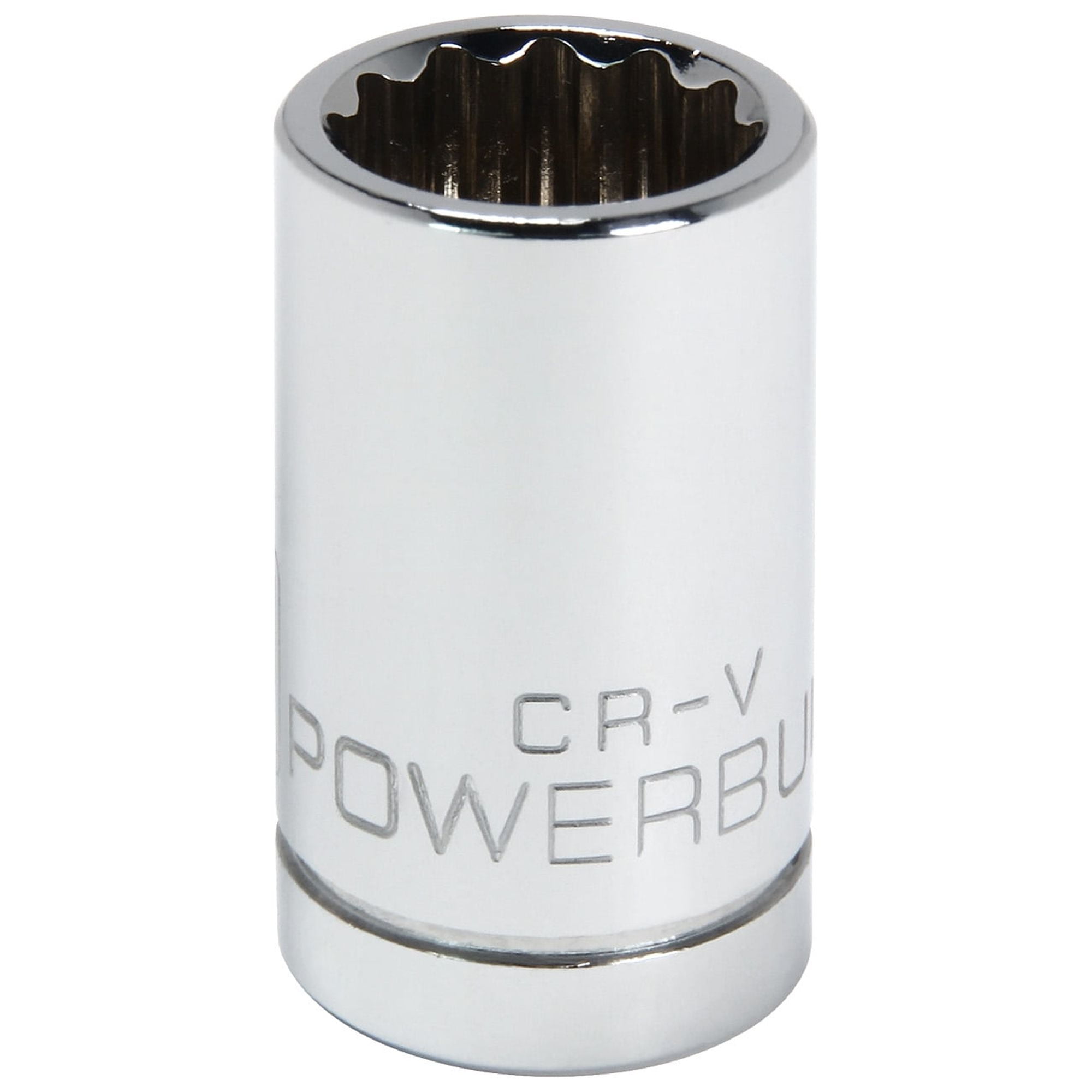 Powerbuilt 1/2 Inch Drive x 5/8 Inch 12 Point Shallow Socket - 642002 ...