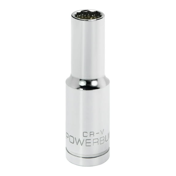 Powerbuilt 1/2 in. Drive X 11mm 12 Point Deep Socket - 940152 - Walmart.com