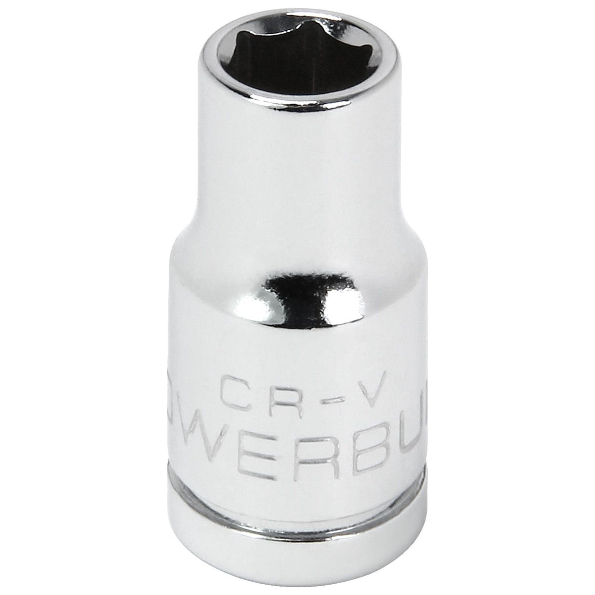 Powerbuilt 1/4 Inch Drive x 1/4 Inch 6 Point Shallow Socket - 648273 ...