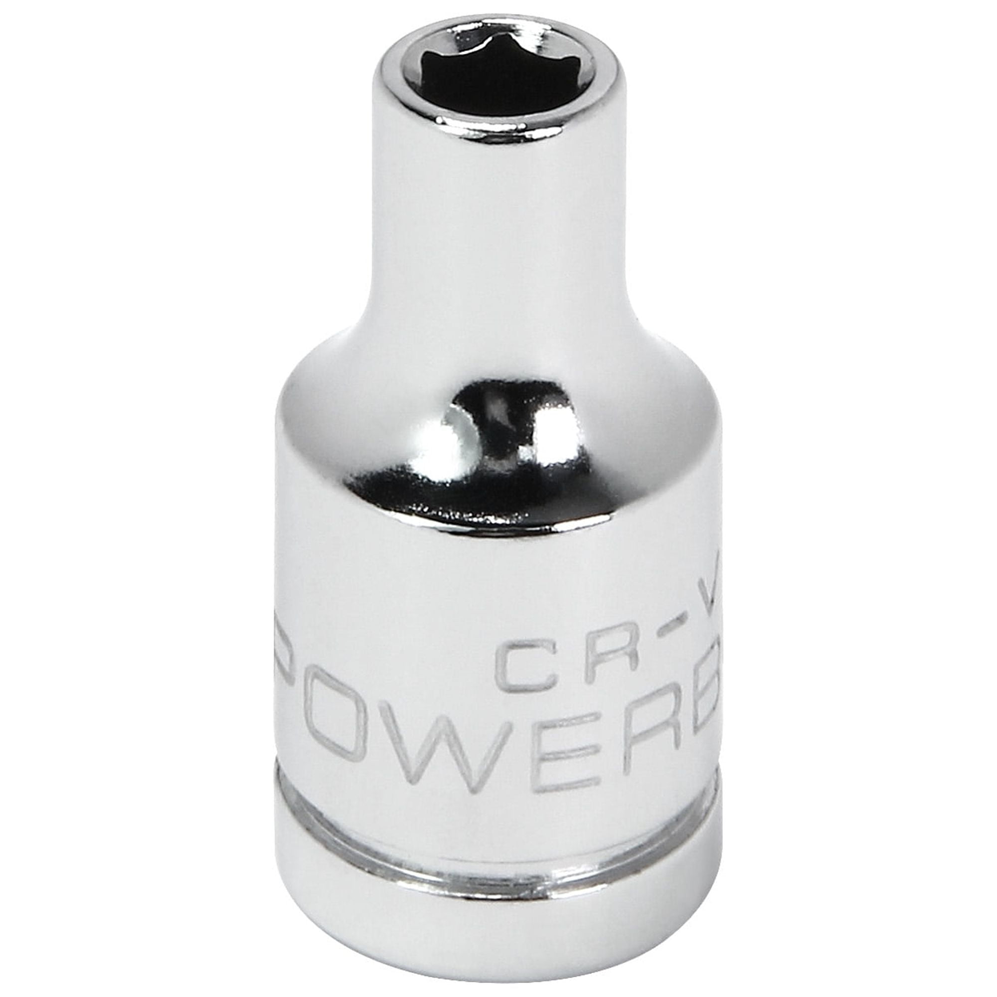 Powerbuilt 1/4 Inch Drive x 4 MM 6 Point Shallow Socket - 648280 ...