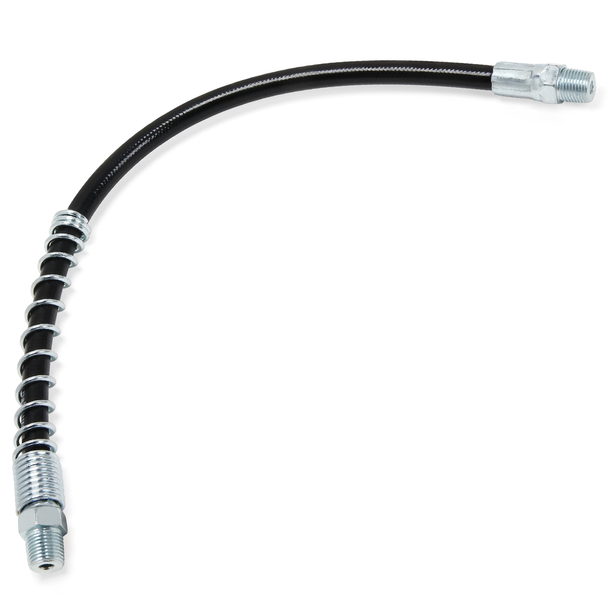 Powerbuilt 12 in. Heavy-Duty Grease Gun Flex Hose with Spring Protector ...